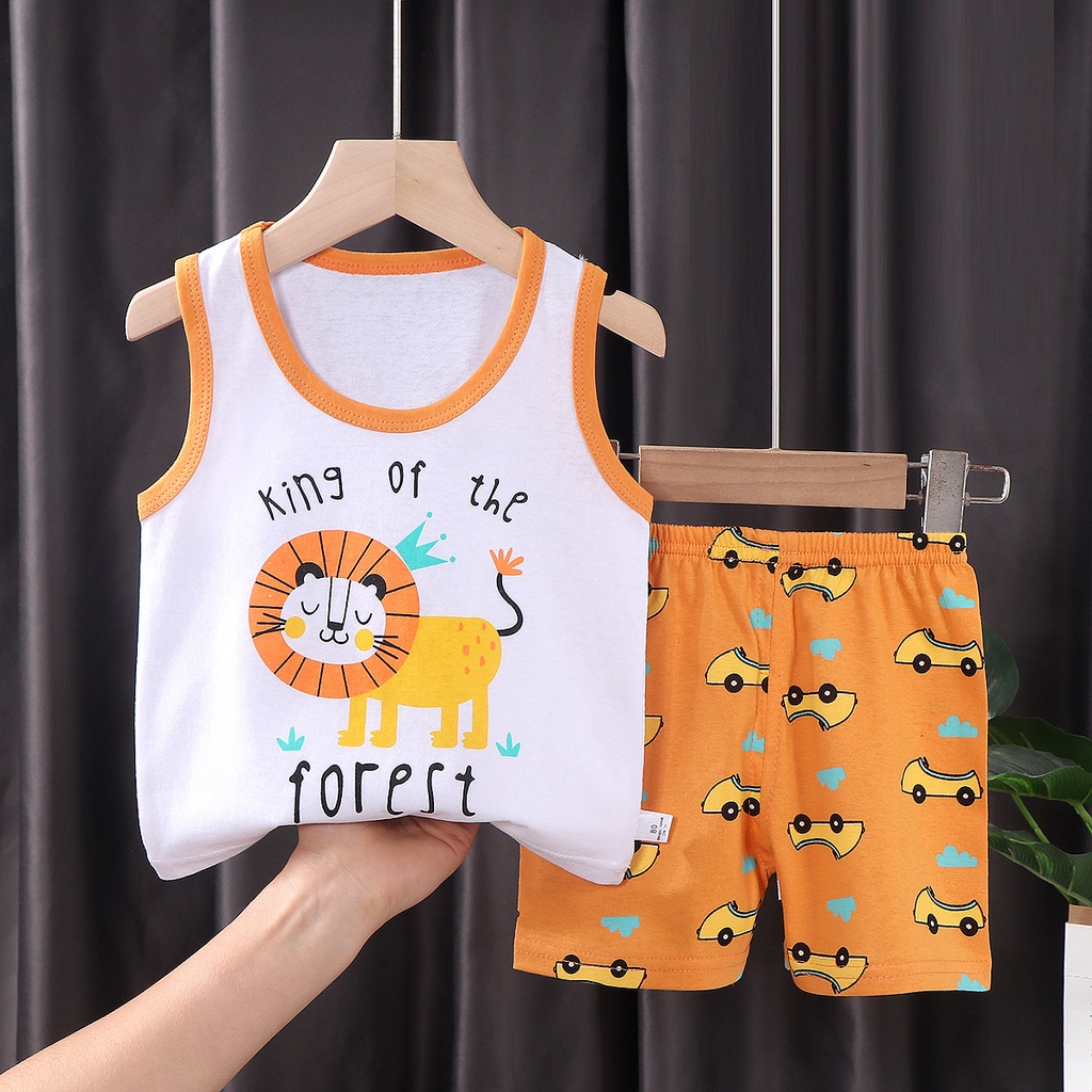 Baju Bayi Singlet Set Baby Clothes Kid Clothes Baju Kanak Baju Singlet ...