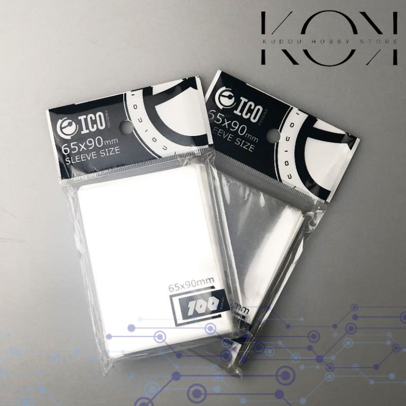 ICO Card Sleeve Transparent Clear 65 x 90 Pokemon One Piece Card Kpop ...