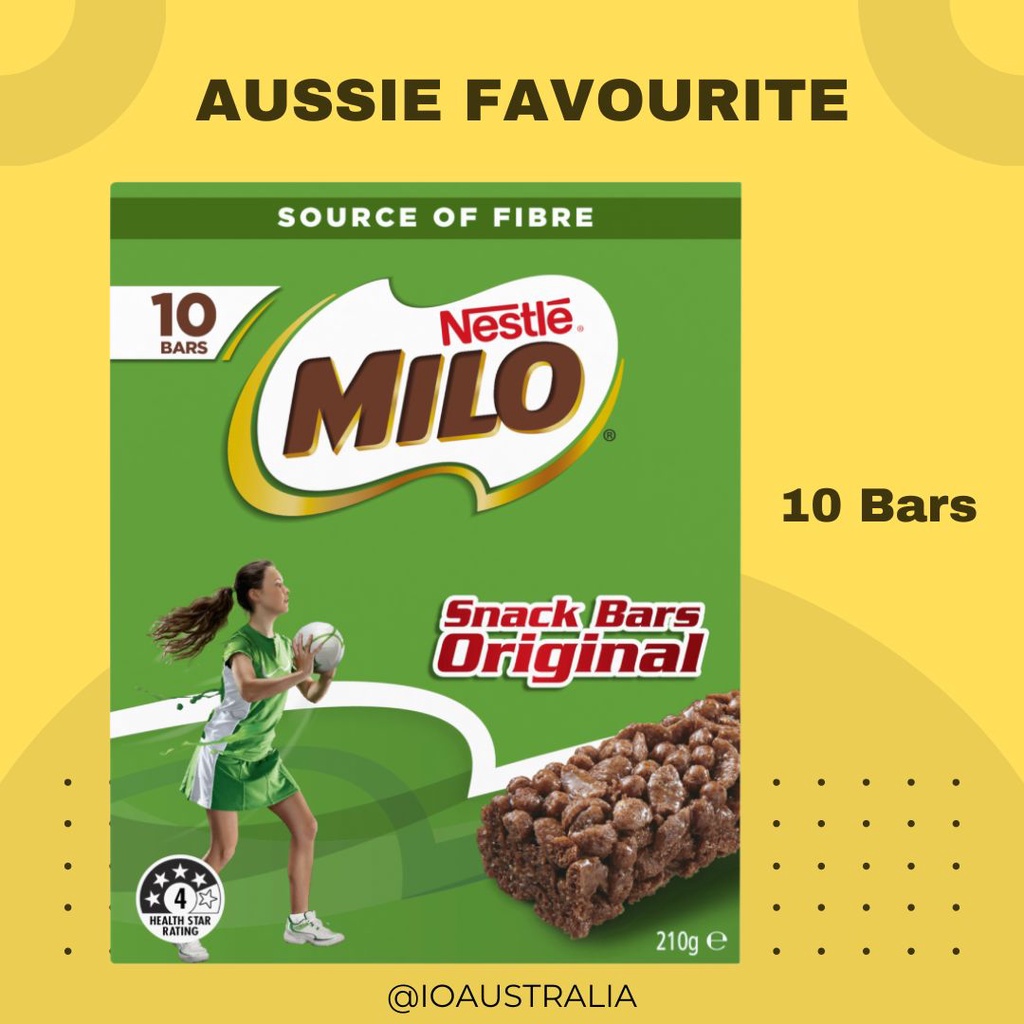 Nestle Milo 10 Snack Bars Original (10x21g) | Shopee Malaysia