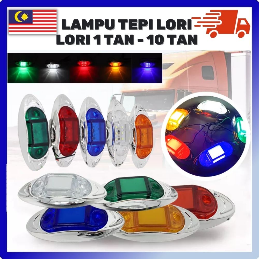 Gbs Car Led 24V Lampu Lori Tepi Side Marker Lamp 24v Aksesori Lori ...