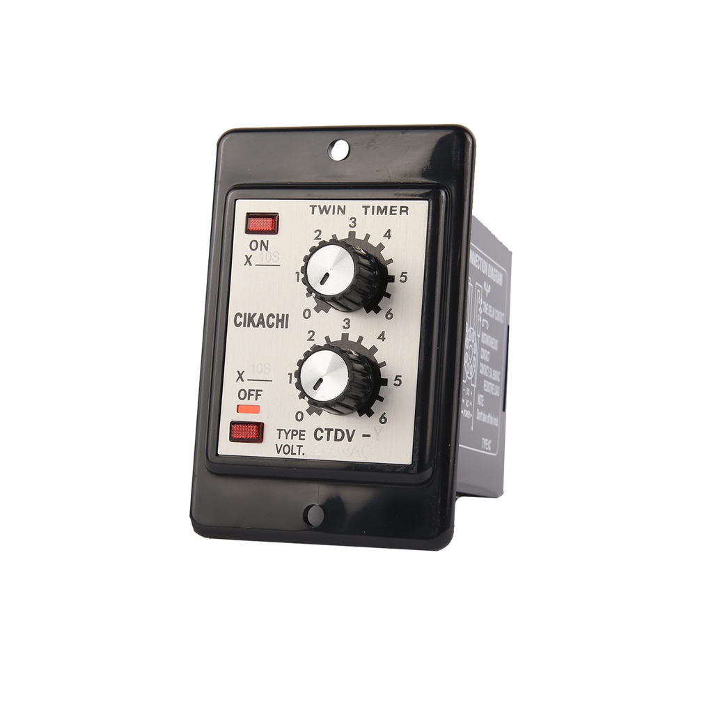 CIKACHI TWIN TIMER MADE IN TAIWAN CTDV-N / CTDV-Y / TDV-NM / TDV-YM / TDV-NDM / TDV-YDM / AH48T ...