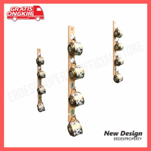 KAYU Multipurpose Stacking Glass Rack/Wall Mounted Glass Rack/Wall ...