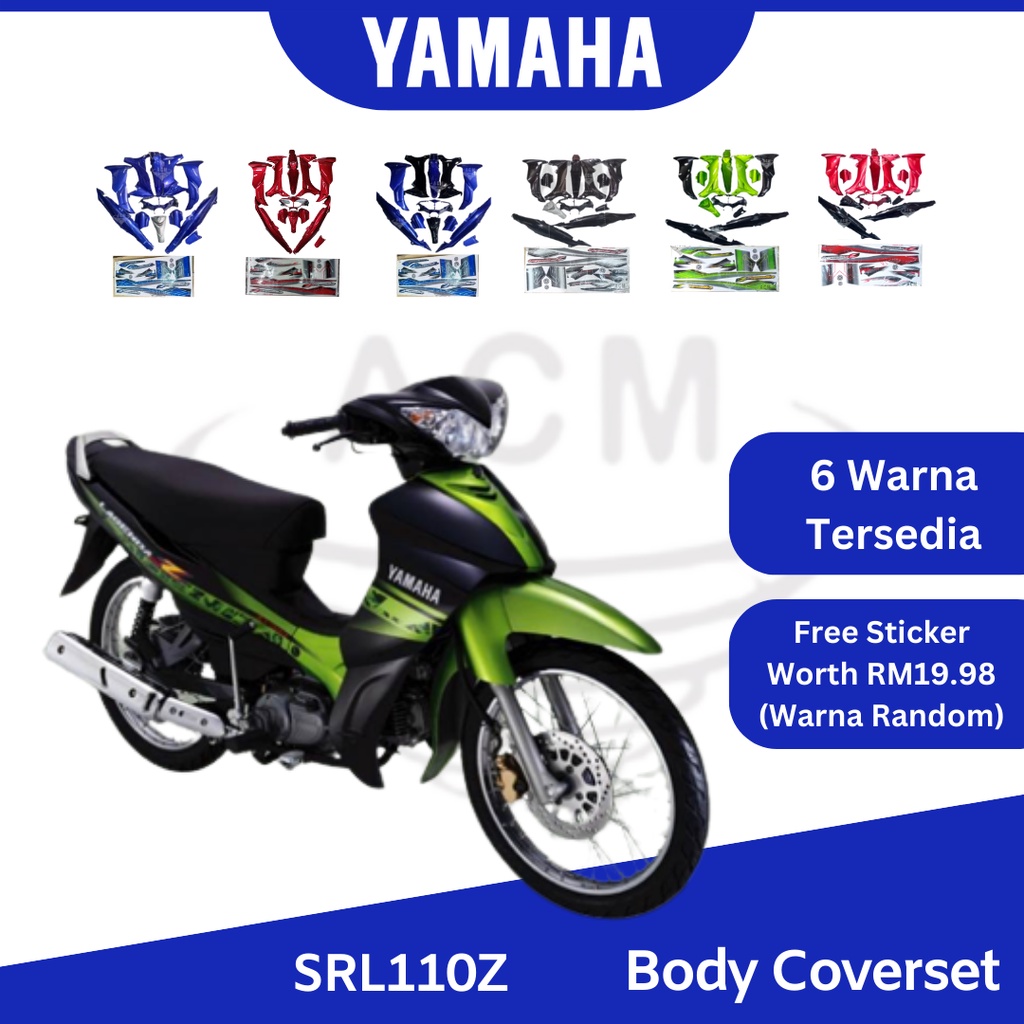 YAMAHA SRL110Z Lagenda Body Cover Set SRL 110 Z Coverset Body Kit Color Parts Part SRLZ Sticker ...
