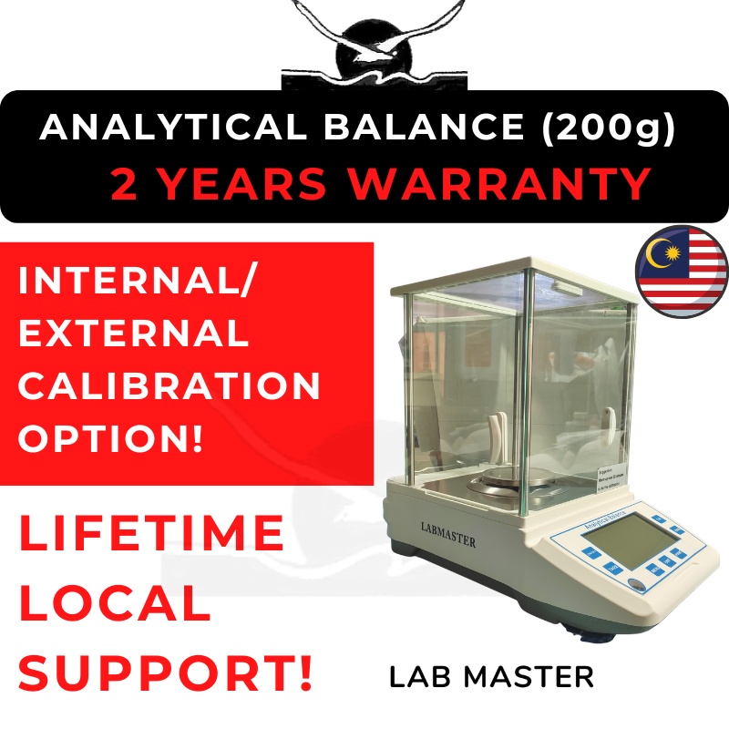 LAB MASTER/MALAYSIA 0.1mg (4 d.p)/1mg (3 d.p) Analytical Balance with ...