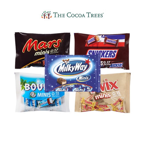 Mini Funsize 333g Chocolates - Bounty, Mars, Snickers, Twix and ...