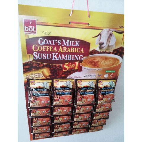 Bot Goat Milk Coffea Arabica (Kopi Arabica Susu Kambing) 25g x 16s ...