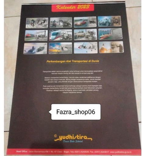 2023 calendar / wall almanac, hvs paper measuring 38cm x 50cm | Shopee ...