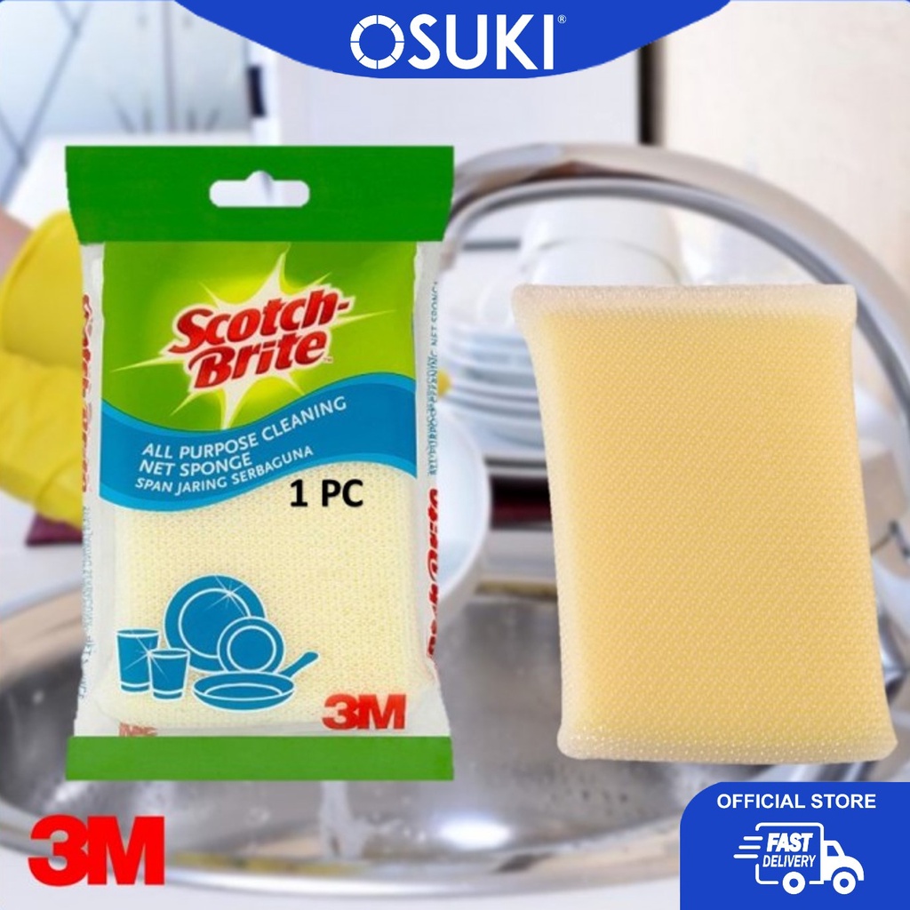 3M Scotch Brite All Purpose Cleaning Net Sponge | Shopee Malaysia
