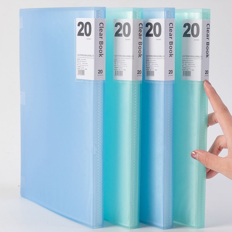 A4 Size 20 Pocket Clear Book/Clear Holder/ Display Book | Shopee Malaysia