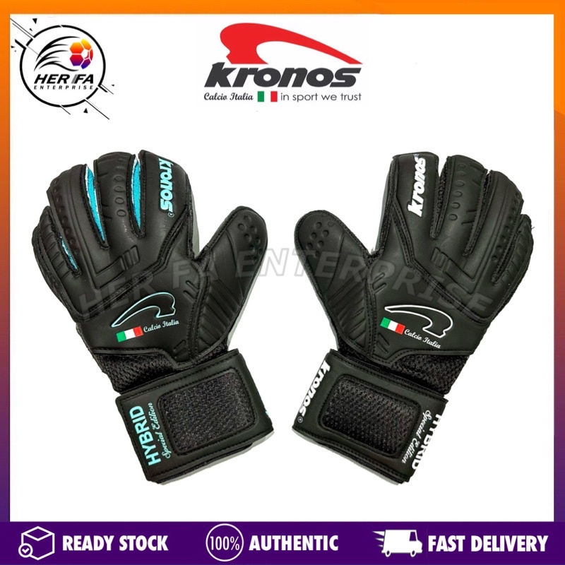 KRONOS Black Mamba & Hybrid V2 Football Goalkeeper Glove with ...