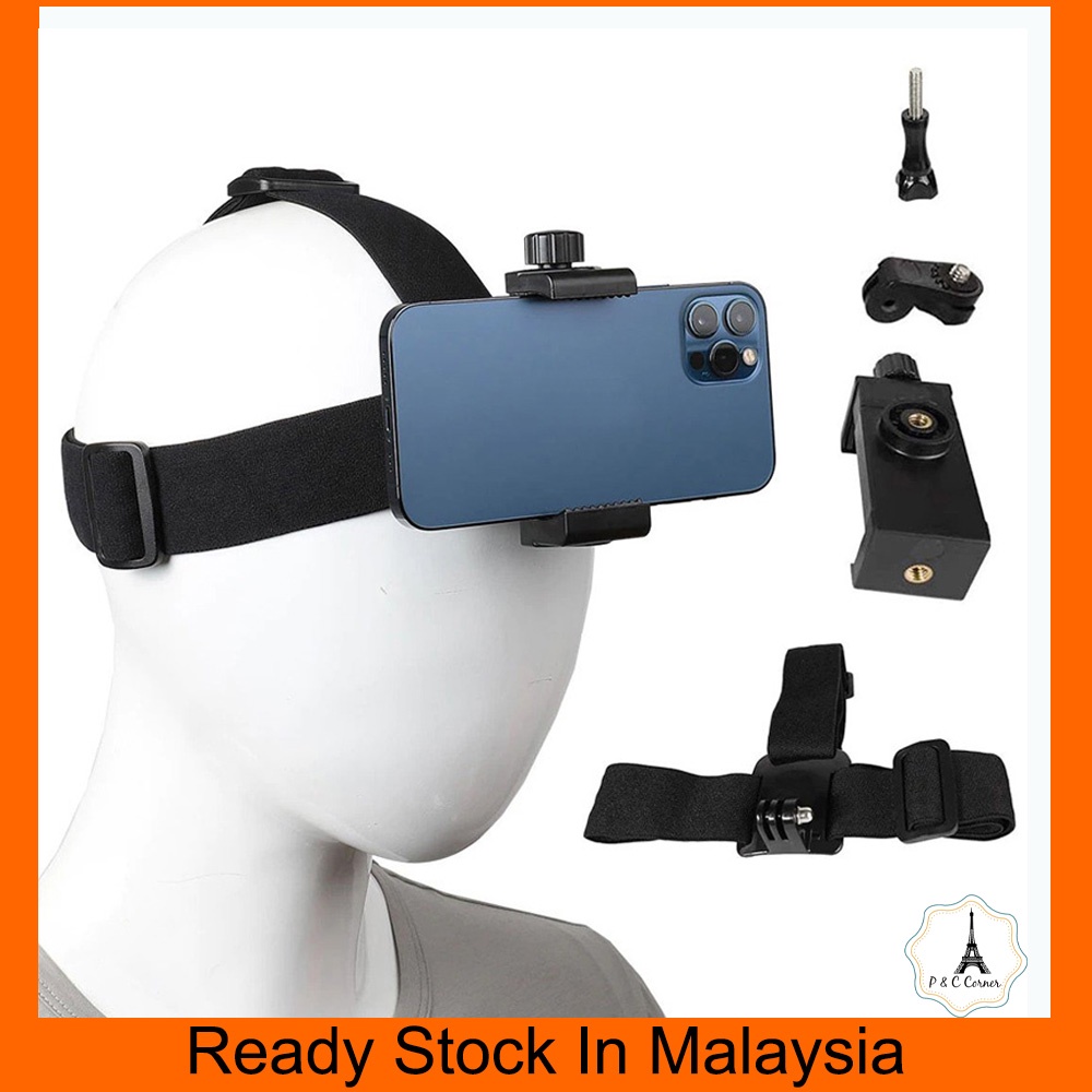 Multi Function Adjustable Head Mount Strap Mobile Phone Holder First ...