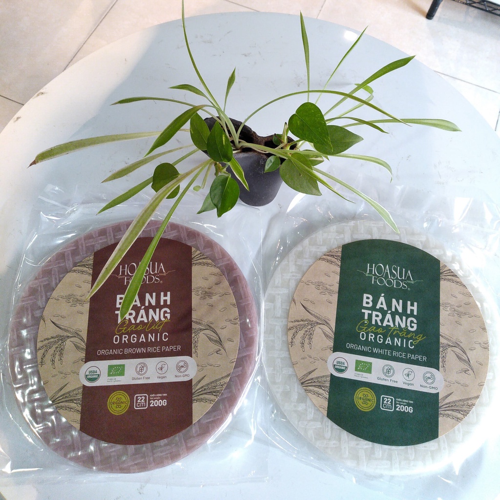 Hoa Sua Foods Organic Brown Rice Paper 200g | Shopee Malaysia