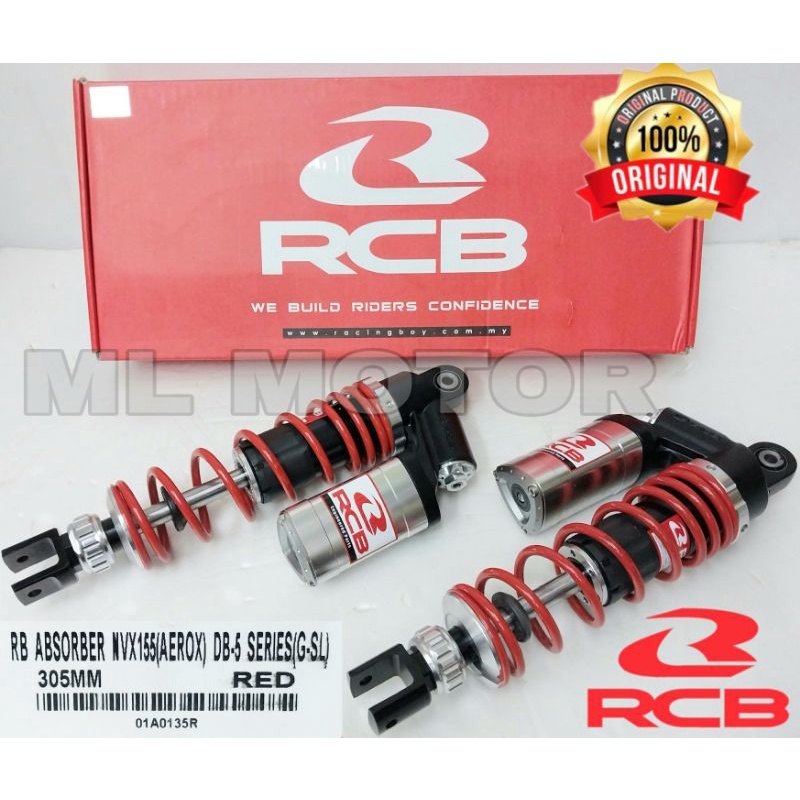 RACING BOY RCB Absorber NVX155 (Aerox) DB-5 Series (G-SL) 305MM ...