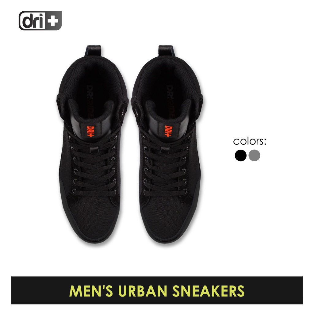 Dri Plus Men’s DRI+RIDE Urban Suede Leather Mid Cut Sneaker Shoes ...