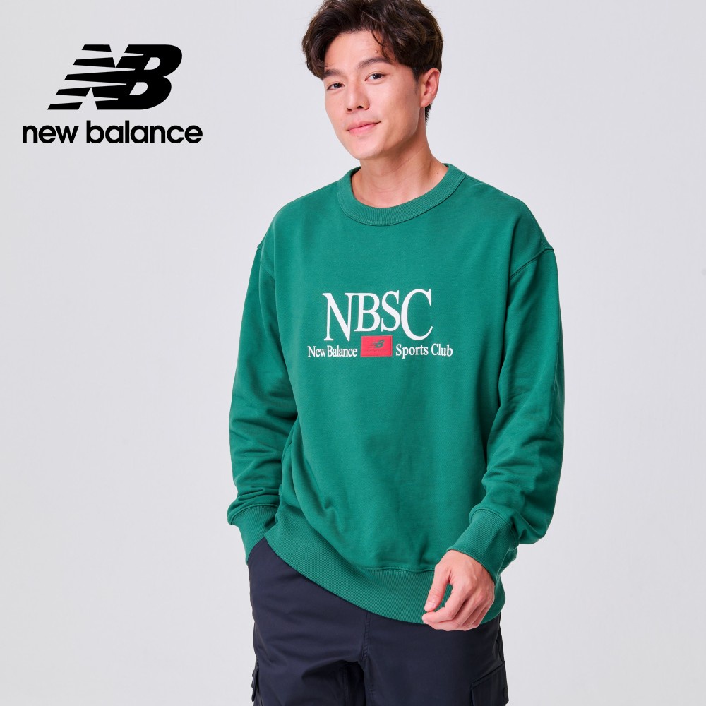 [New Balance] NB NBSC Casual Long Sleeve Top _ Male Green Amt31556tfn ...