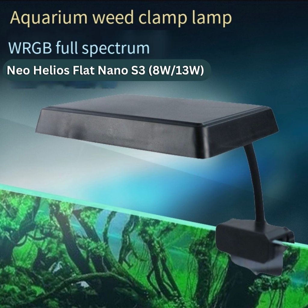🔥Ready Stock🔥Neo Helios Flat Nano S3 (8W/13W) Full Spectrum LED Planted ...