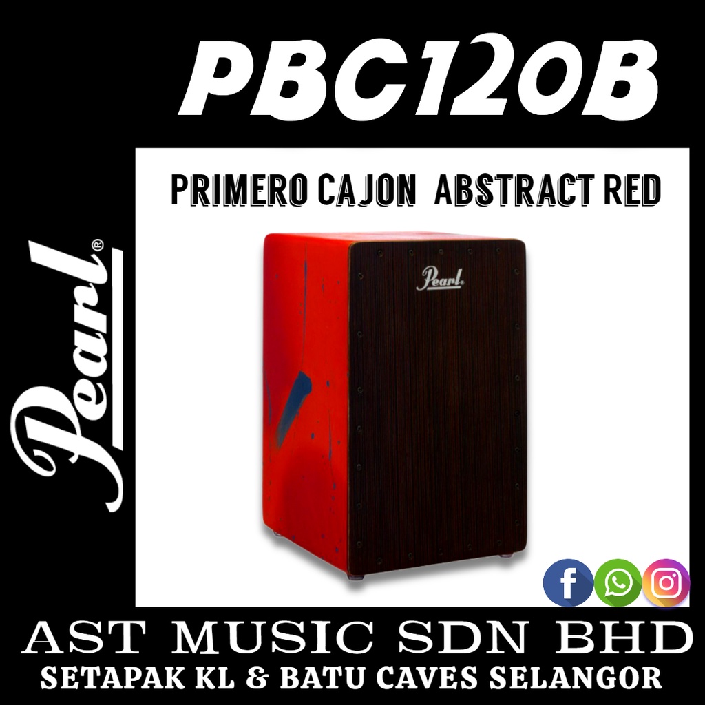 Pearl PBC120B Primero Cajon – Abstract Red ( PBC-120B / Pbc120b ...