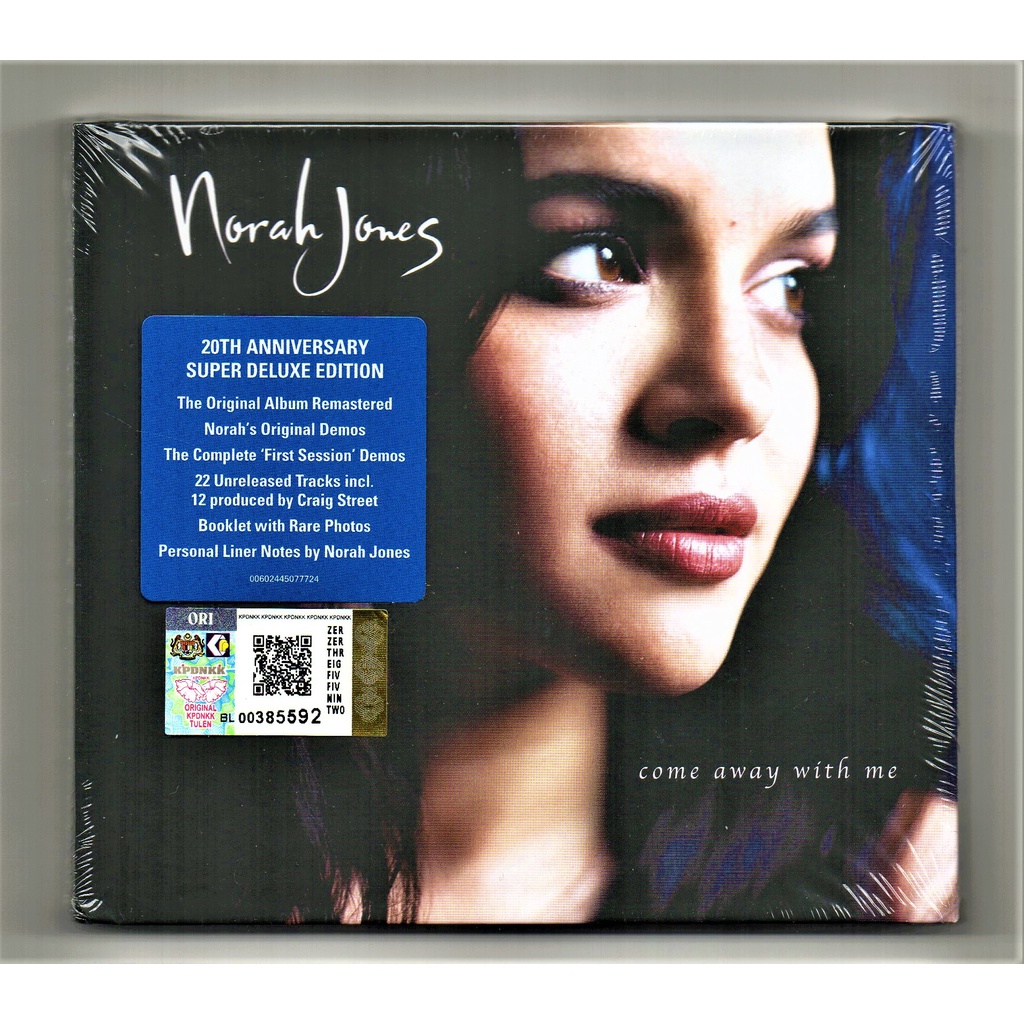 Norah Jones - Come Away With Me ( 20th Anniversary Super Deluxe Edition Booklet CD ) ( 3 CD ...