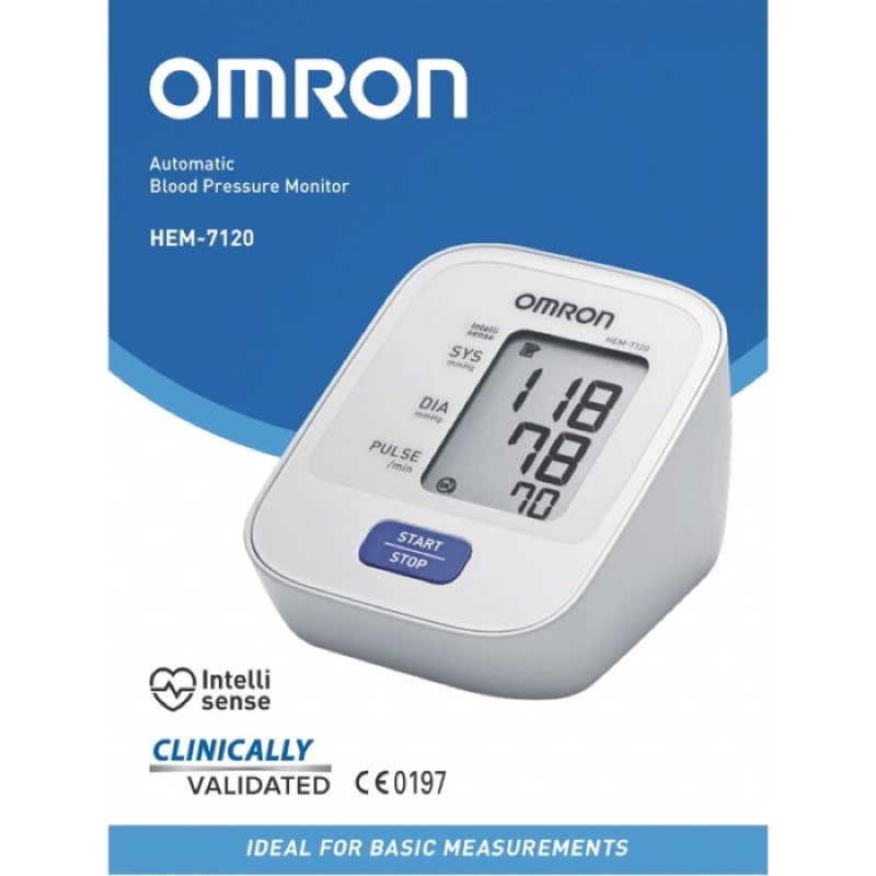 Automatic Blood Pressure Monitor HEM-7120 (BASIC) | Shopee Malaysia