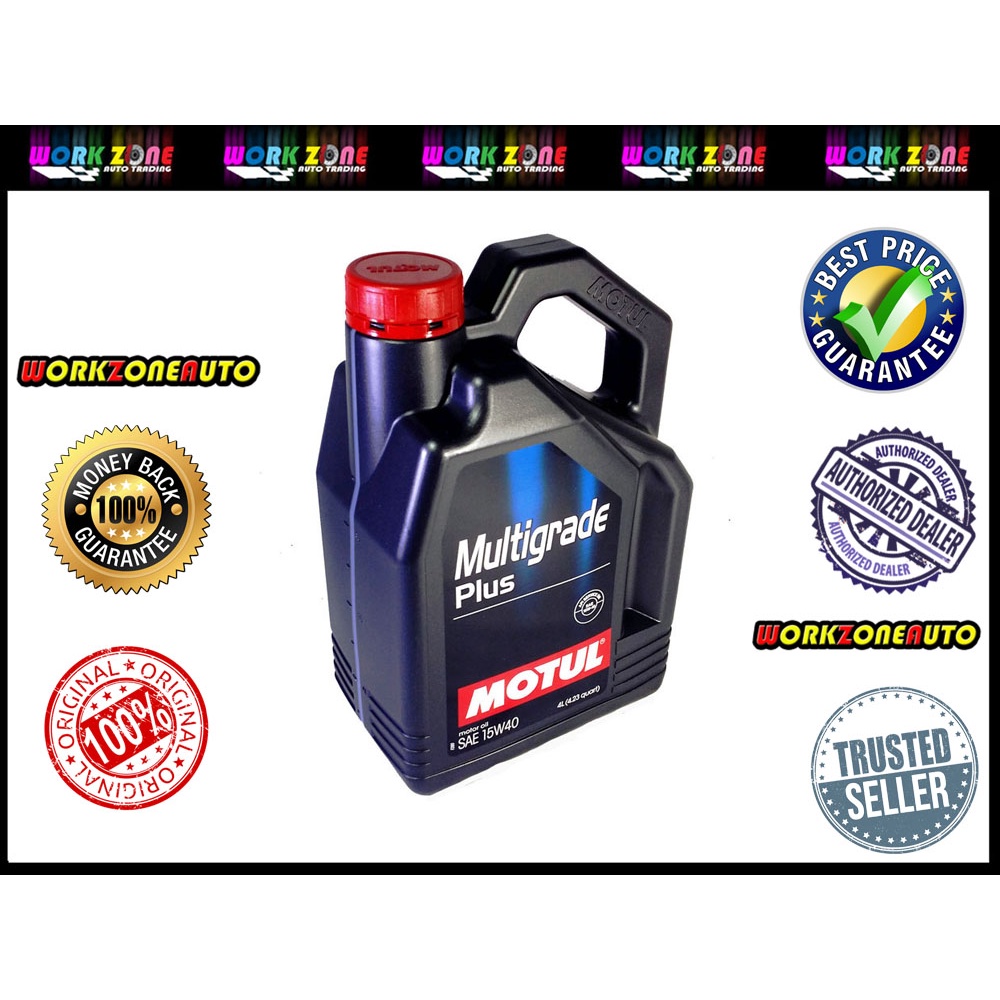 Motul Multigrade Plus 15W-40 15W40 Mineral Engine Oil 4L (Old Stock ...