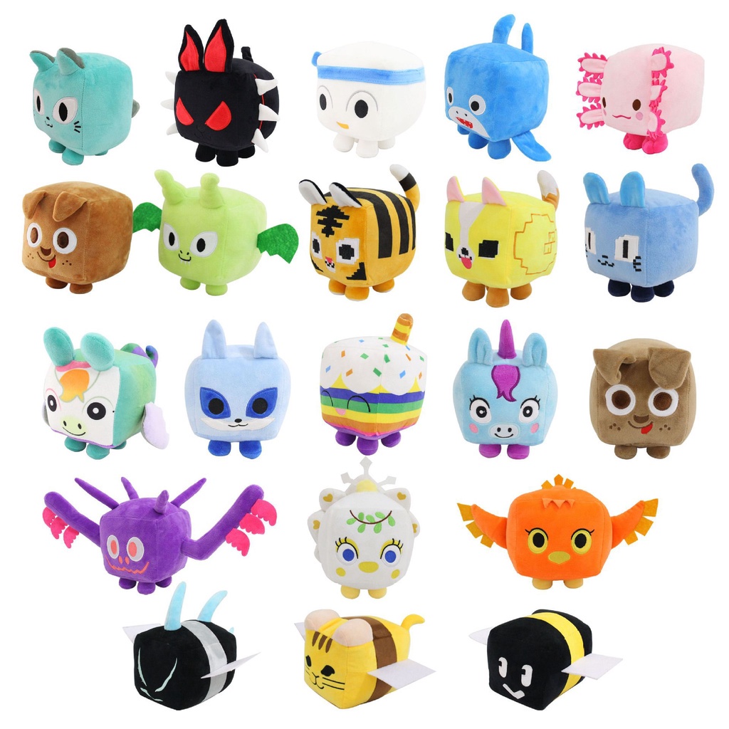 【Ready】Pet Simulator X Cat Stuff Plushie Toys, Roblox Cat Plush,Big ...