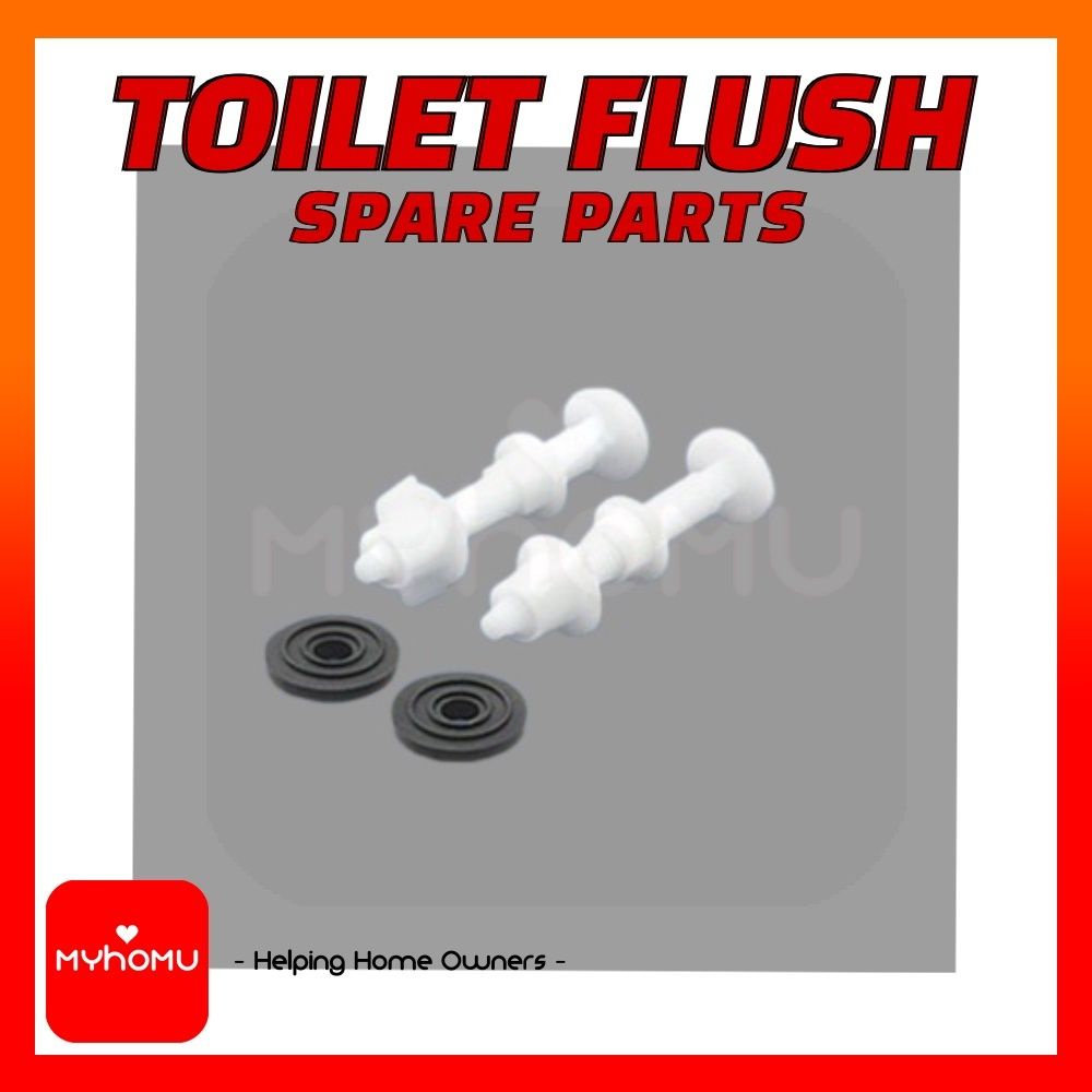 TECHPLAS CLOSE COUPLE BOLT, NUT AND WASHER ONLY 1027-A TOILET FLUSH ...