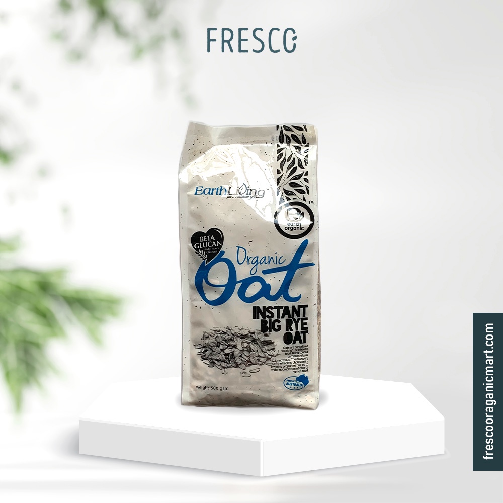 Earth Living Organic Instant Big Rye Oat - 500g | Shopee Malaysia
