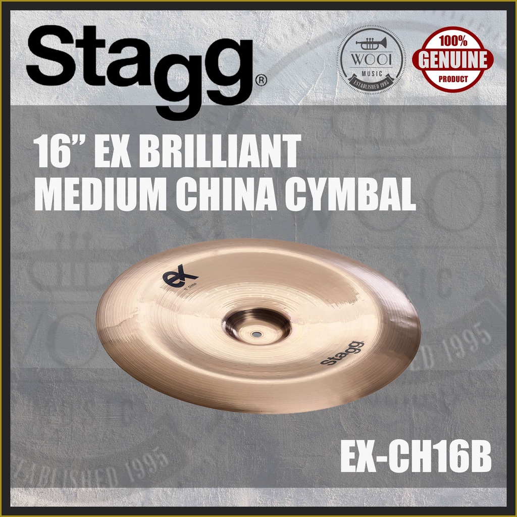 Stagg EX-CH16B EX Brilliant Medium China Cymbal 16" | Shopee Malaysia