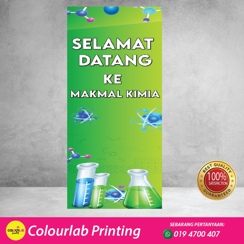 Banner makmal /bilik sains sekolah | Shopee Malaysia