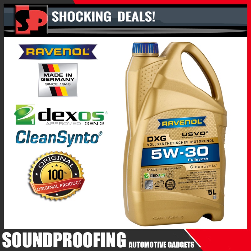 Ravenol Engine Oil DXG SAE 5W-30 Fully Synthetic 5L Made in GERMANY ...