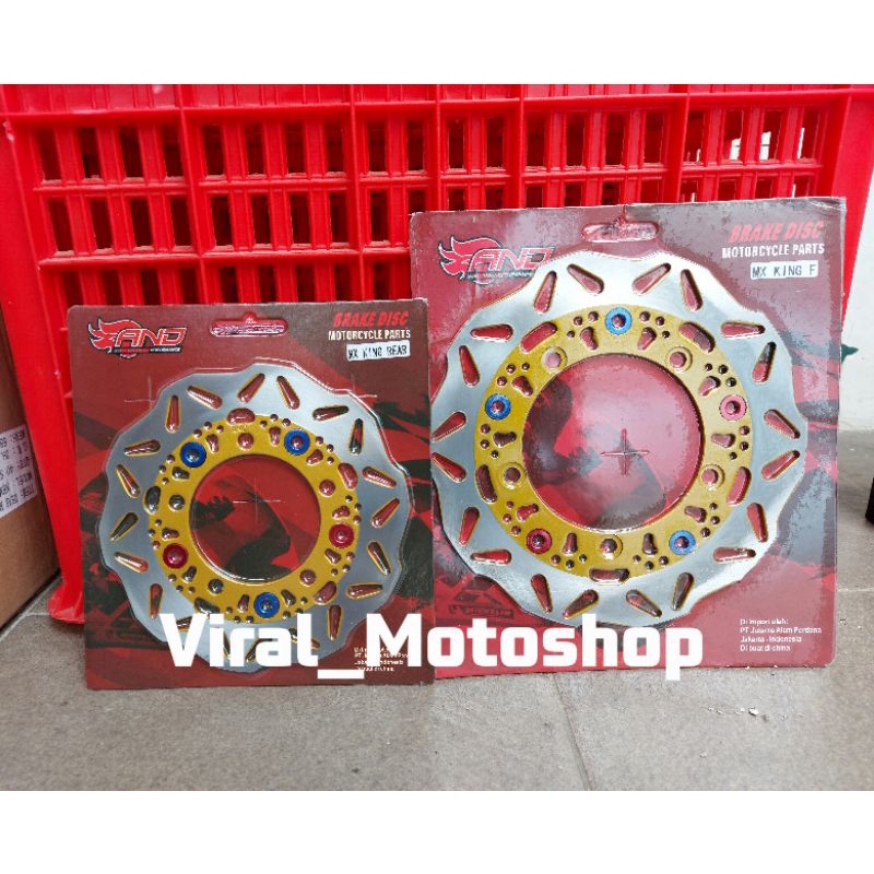 Disc PLATE SET FRONT REAR RING COLOR ALL MX KING PNP | Shopee Malaysia