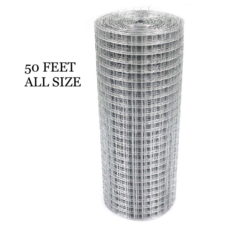 (50 Feet) Galvanized BRC Welded Iron Wire Mesh Net Netting /Dawai ...