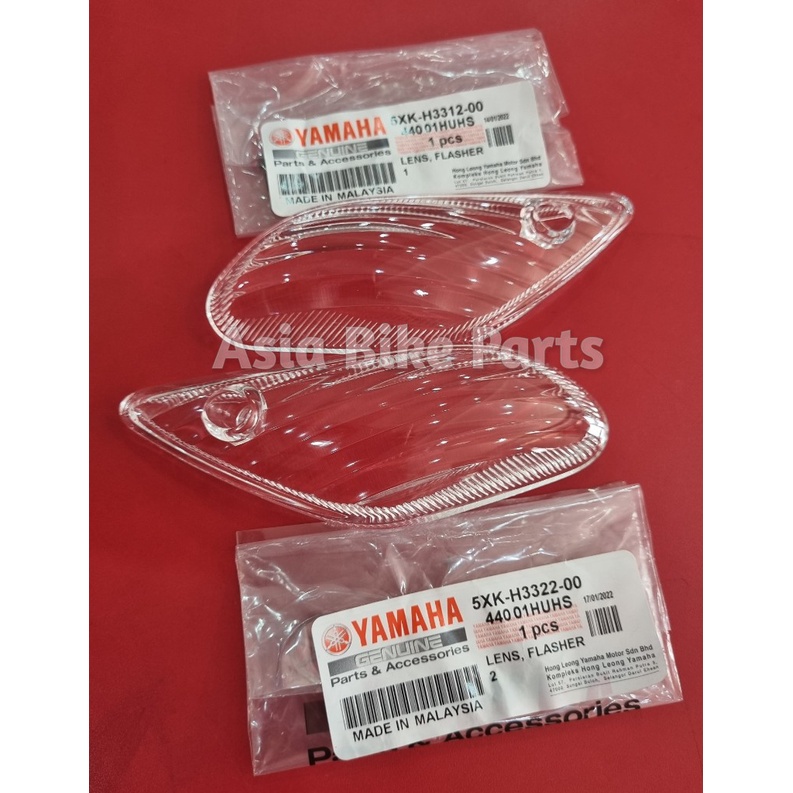Yamaha Original Y125ZR Front Flasher Lens / Cover Signal Depan - 5XK ...