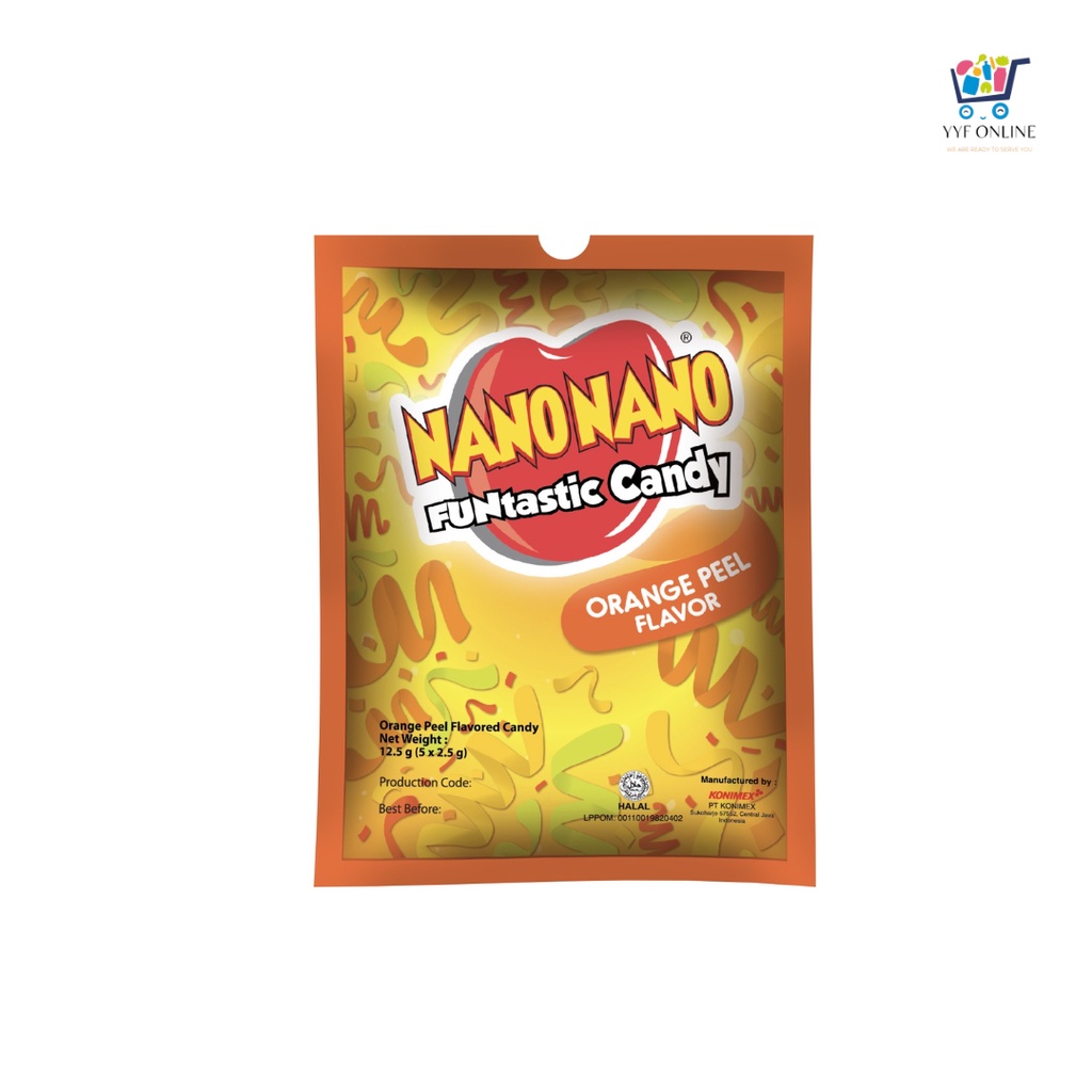 Nano Nano Unique candy Orange peel Flavor (5’s x 2.5g) | Shopee Malaysia