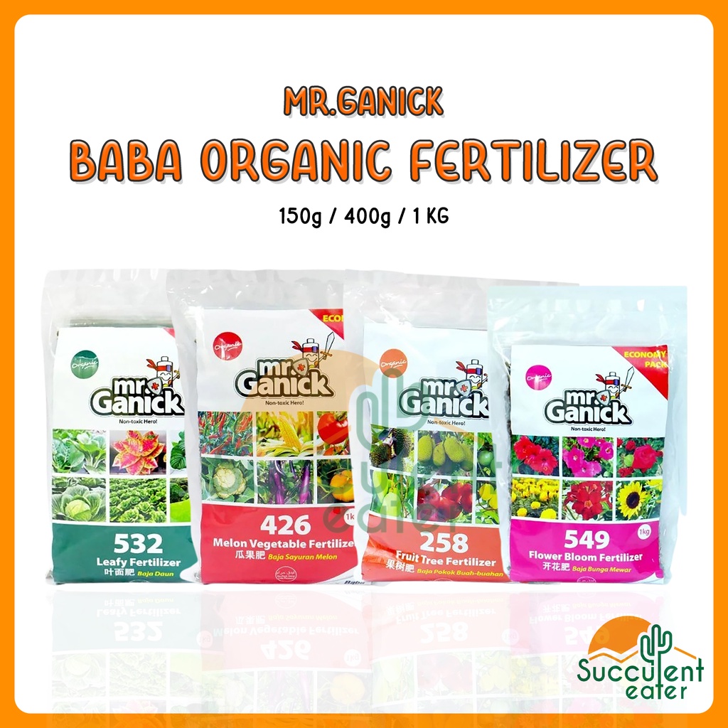 BABA Baja Organic Fertilizer Fertiliser Baja Mr Ganick Vegetable Leafy ...