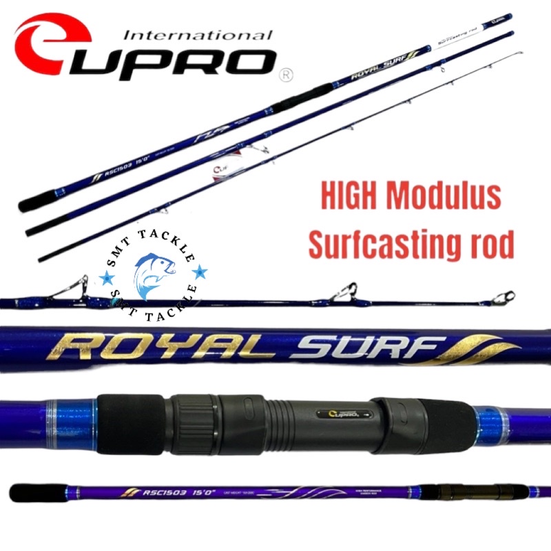 EUPRO ROYAL SURF 15kaki 150-250g pantai surf rod ...(Pos Packing Dalam ...