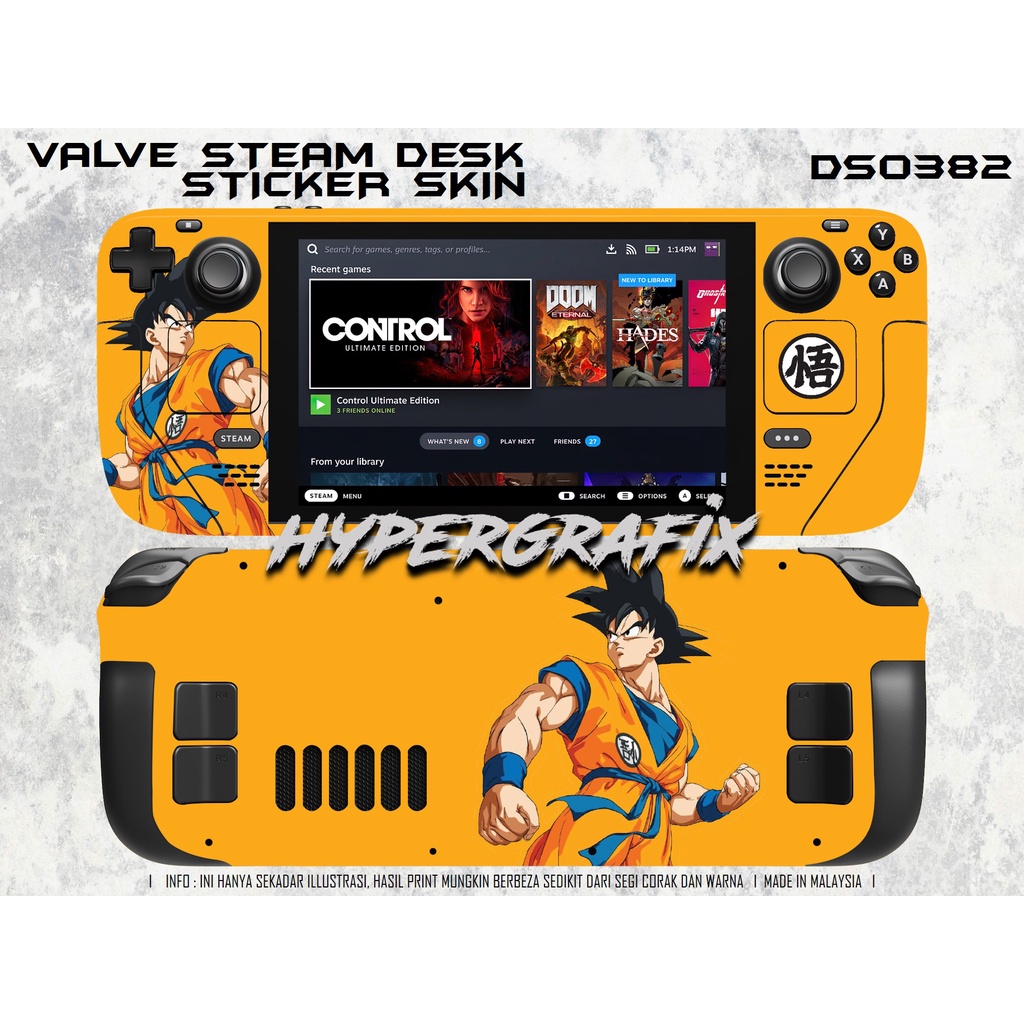 Steam Deck Sticker Skin 382 | Shopee Malaysia