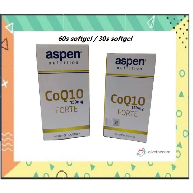 ASPEN COQ10 Forte 150mg 30s /60s (Exp: 03/2024) | Shopee Malaysia