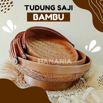 BAMBOO SERVING HOOD SET (CONTAINS 3) UNIQUE BAMBOO WOVEN BASKET KITCHEN ...