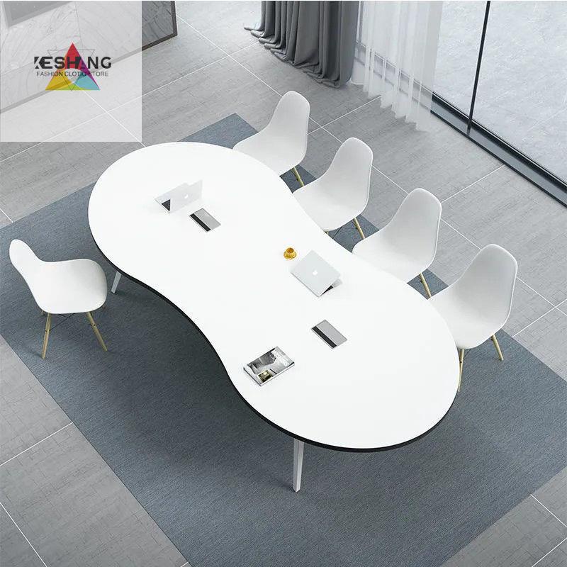 Meeting Table, Minimalist Modern Long Table, Training Table ...