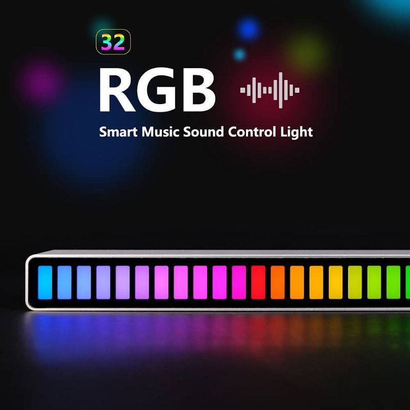 RGB LED Strip Light Spectrum Audio Indicator Music Sound Control / RGB ...