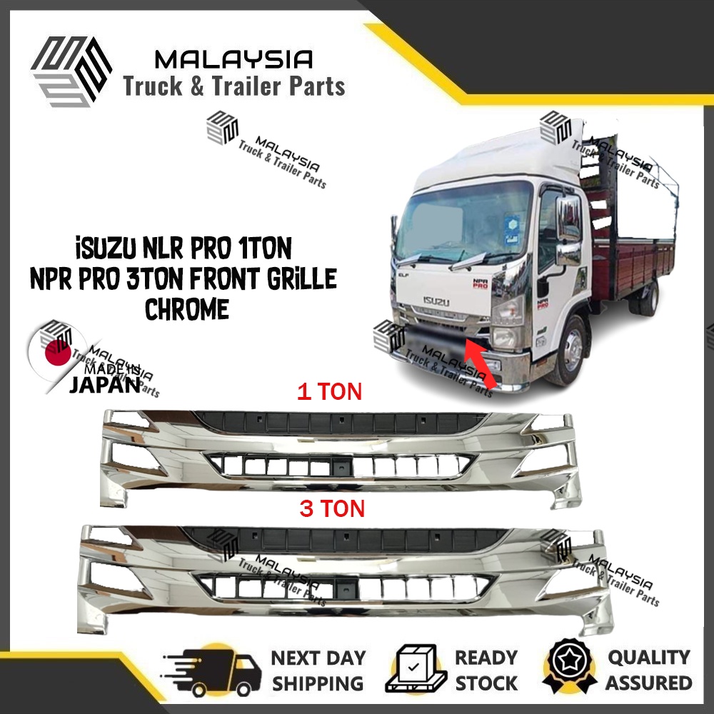 ISUZU NLR PRO 1TON NPR PRO 3TON FRONT GRILLE SALONG 2019 YEAR CHROME ...
