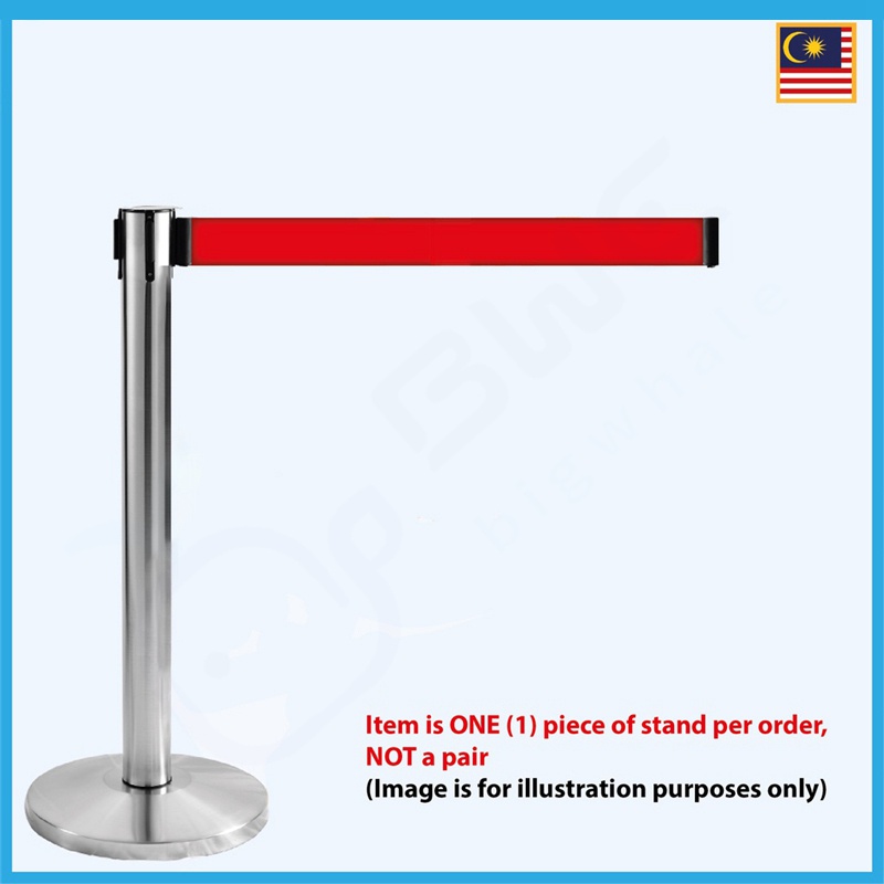 【COD】 Queue Stand Retractable Belt Barrier Divider Pole Queue Up Stand ...