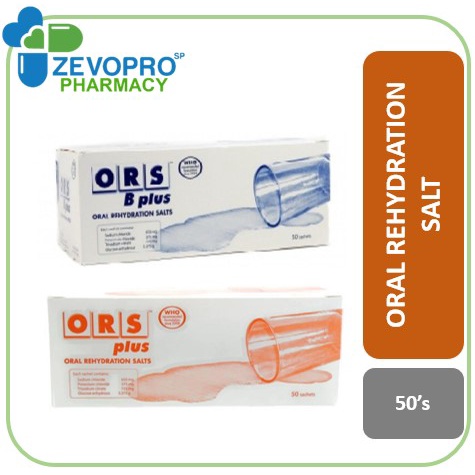 ORS B Plus Oral Rehydration Salt 50's (Original / Orange) [EXP 12/2025] | Shopee Malaysia