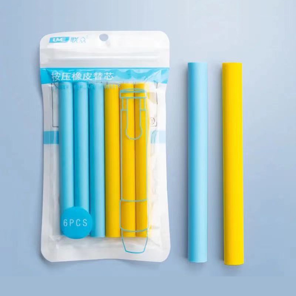 DC Pemadam Pensil Jenis Pen Sekolah 4PCS Retractable Eraser Pencil with ...