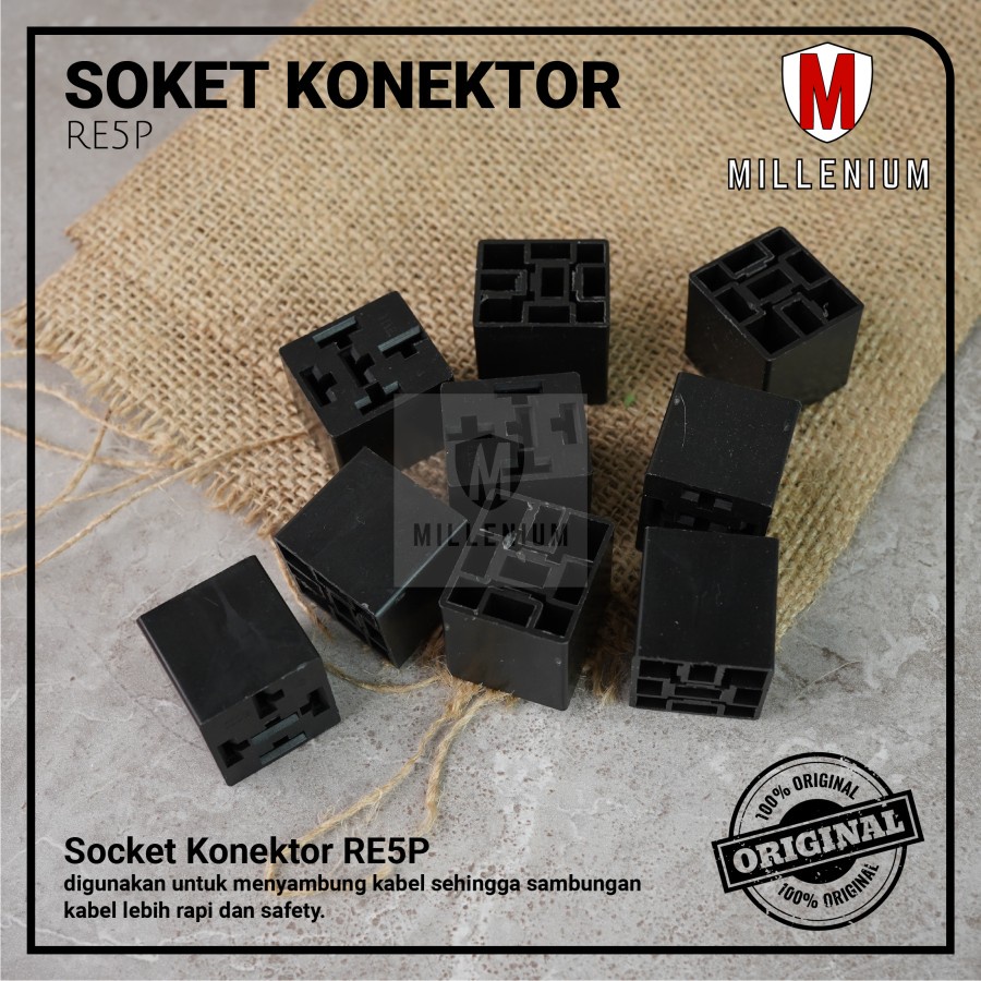 Re5p Relay House / Relay Socket / Relay Cable Socket / 5 Pin Feet ...