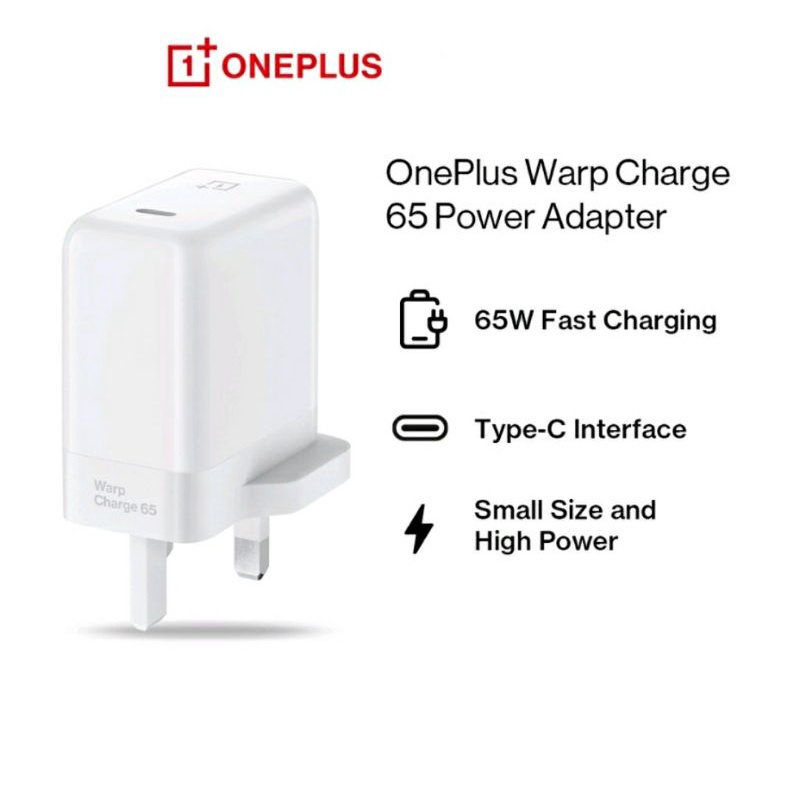 Oneplus 65W Power Adapter Charger With Type-C To C Usb Cable Support 6 ...