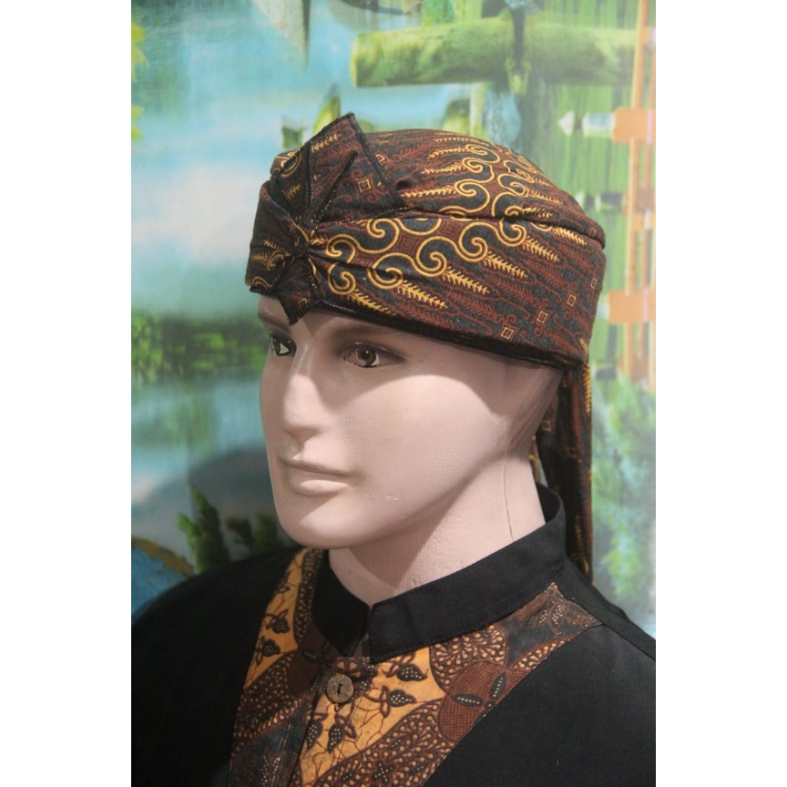 Traditional Javanese Sundanese Head Scarf, Adult And Child batik, On ...