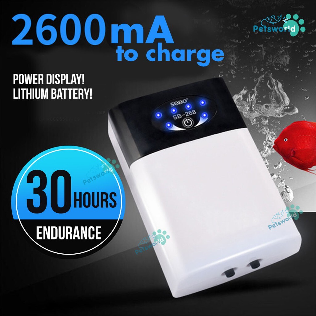 Sobo Mini AC/DC Air Pump Rechargeable Battery USB Portable ACDC AC DC ...