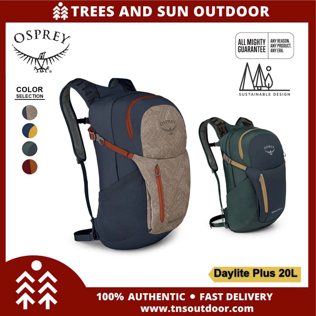 Osprey Daylite Plus Outdoor Camping Vertical Backpack (20L) | Shopee Malaysia